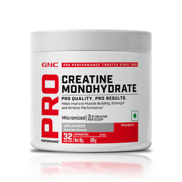 GNC Pro Performance Creatine Monohydrate , 100 Gms - Nutritioncart ...